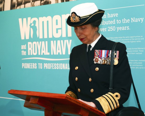 Princess pays tribute to Navy’s ‘pioneering’ breed of female sailors ...
