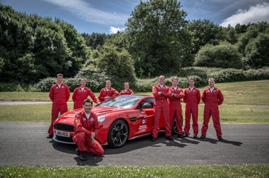 As 10 unique Aston Martin Vanquish S Red Arrows cars roll off the ...