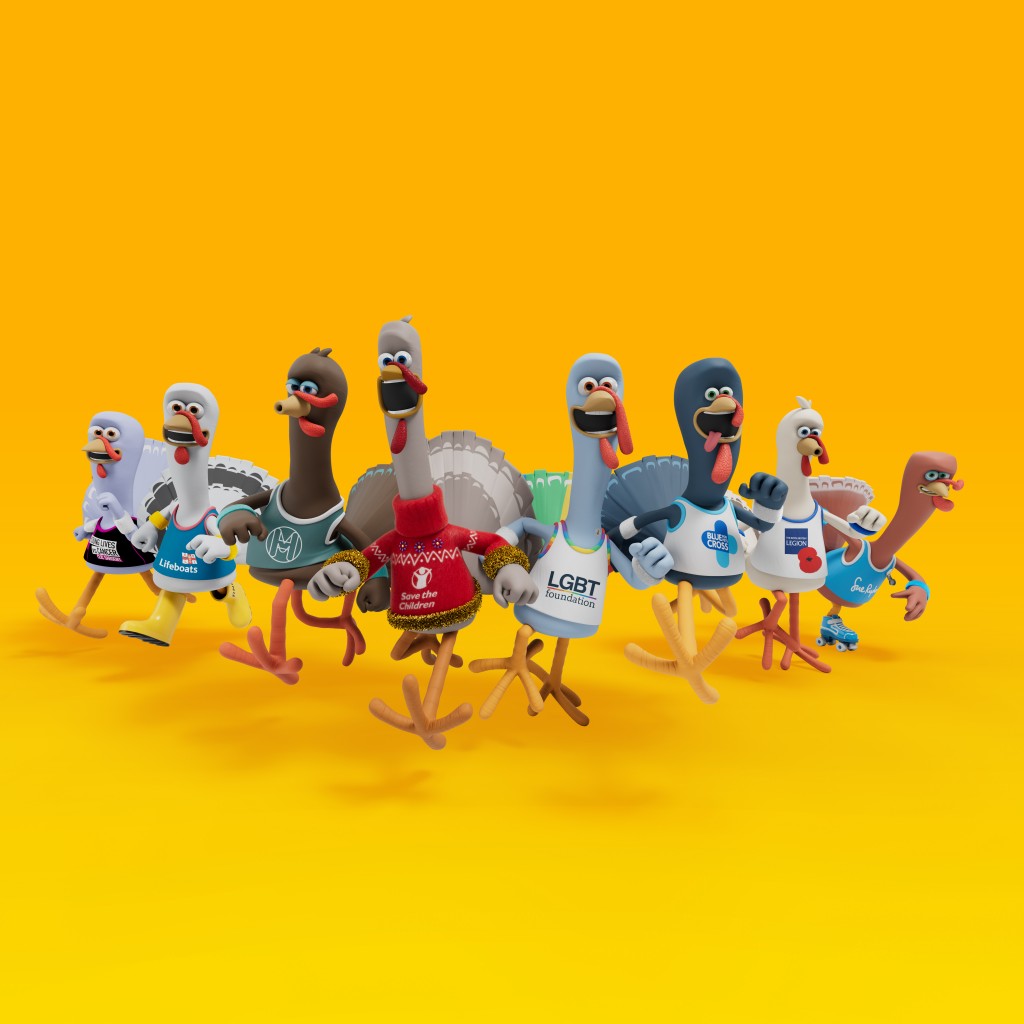 Aardman creates animated Turkey Dash for PayPal’s new Christmas ...