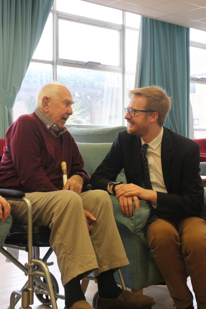 Blind veterans welcome local MP Lloyd Russell-Moyle to charity’s ...