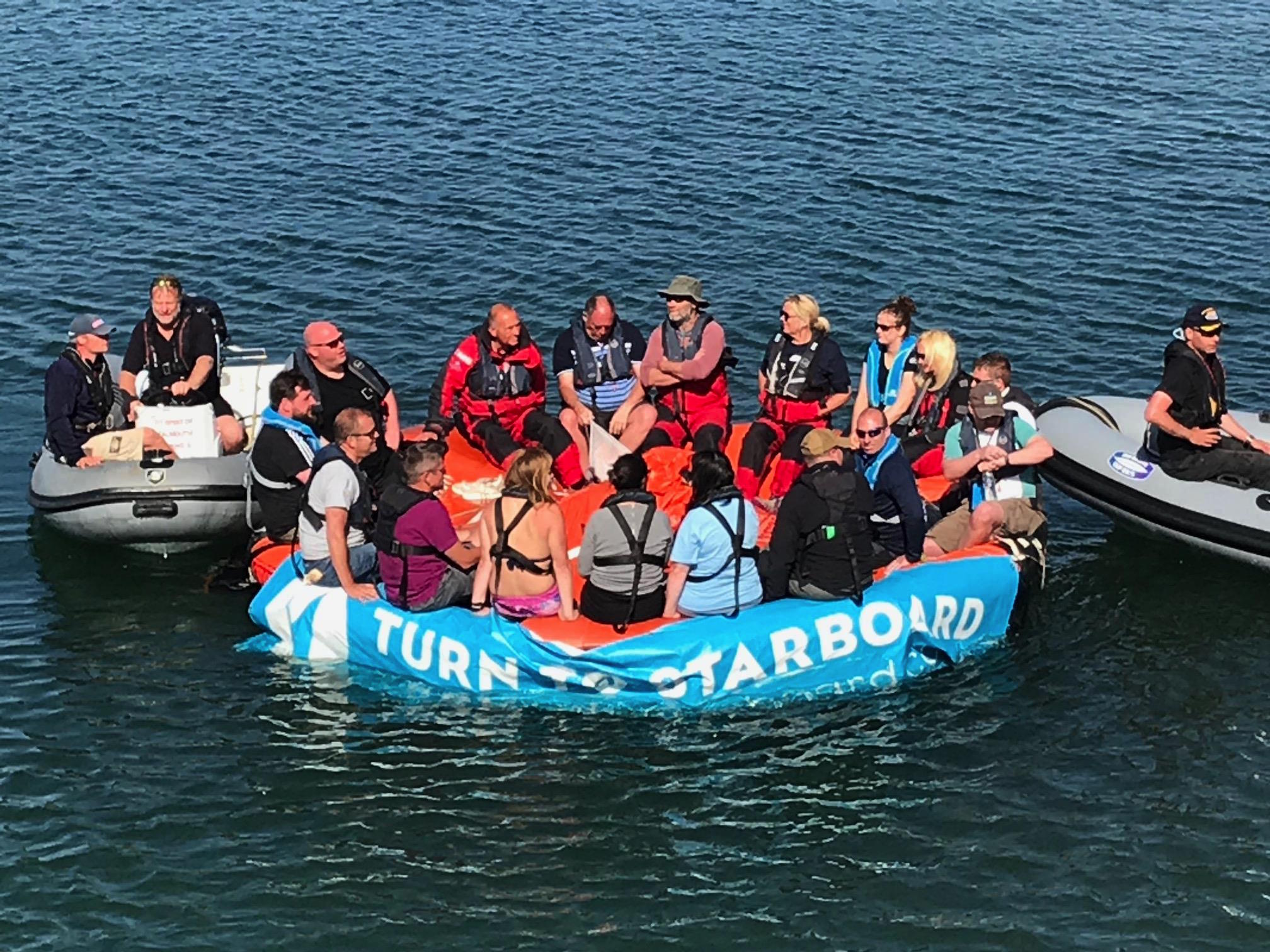 Charity crew complete life raft challenge - Cobseo