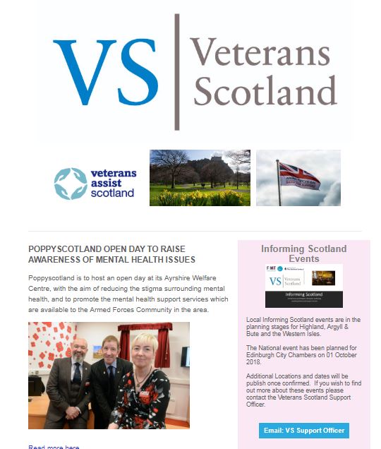 Veterans Scotland - Newsletter - Cobseo