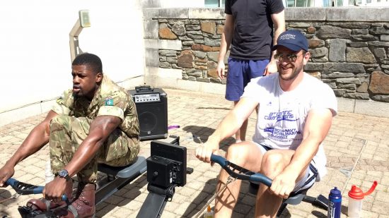 HMS Oardacious one minute rowing challenge for mental health - Cobseo