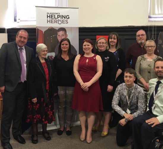 Scottish Veterans Minister visits Glasgow Helping Heroes - Cobseo