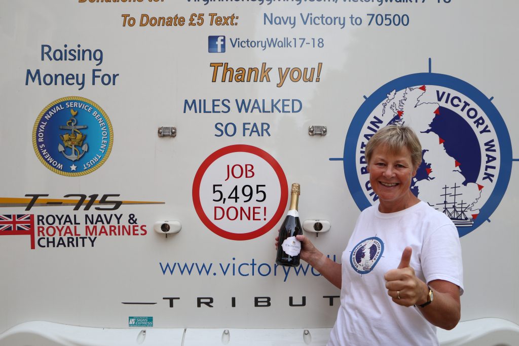 Victory Walker returns to HMS Victory - Cobseo