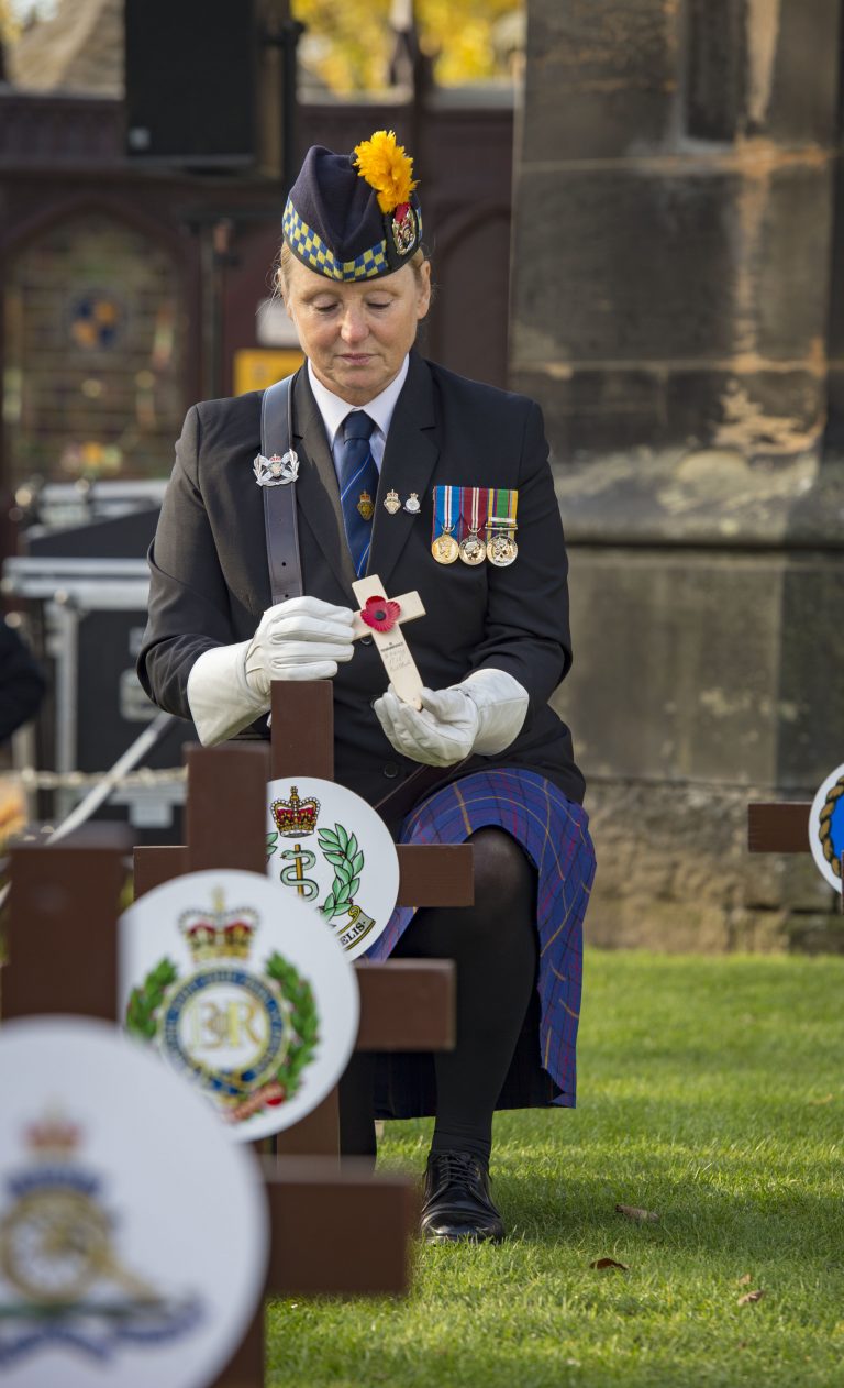 Lord Provost opens Edinburgh Garden of Remembrance - Cobseo
