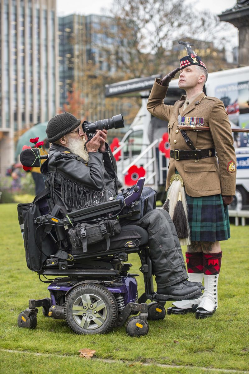 Despite the rain, city comes alive for Edinburgh Poppy Day - Cobseo