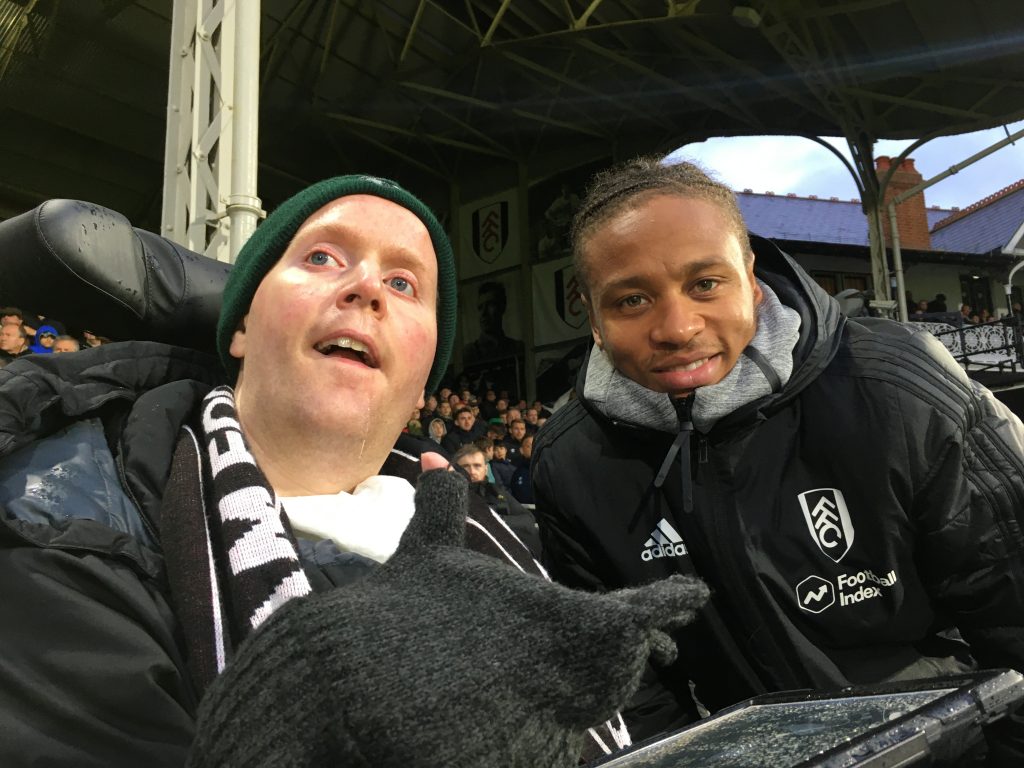 Ex-soldier given the full VIP treatment by Fulham FC following players ...