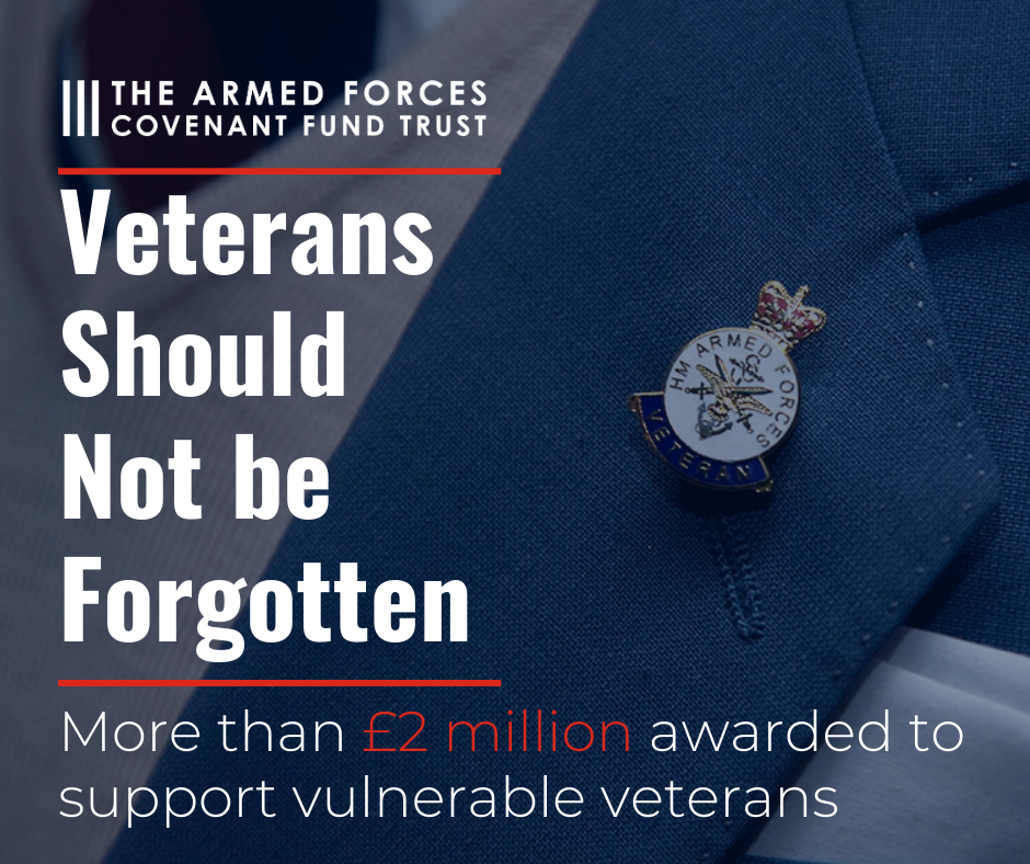 More than £2 million awarded in support of vulnerable veterans - Cobseo