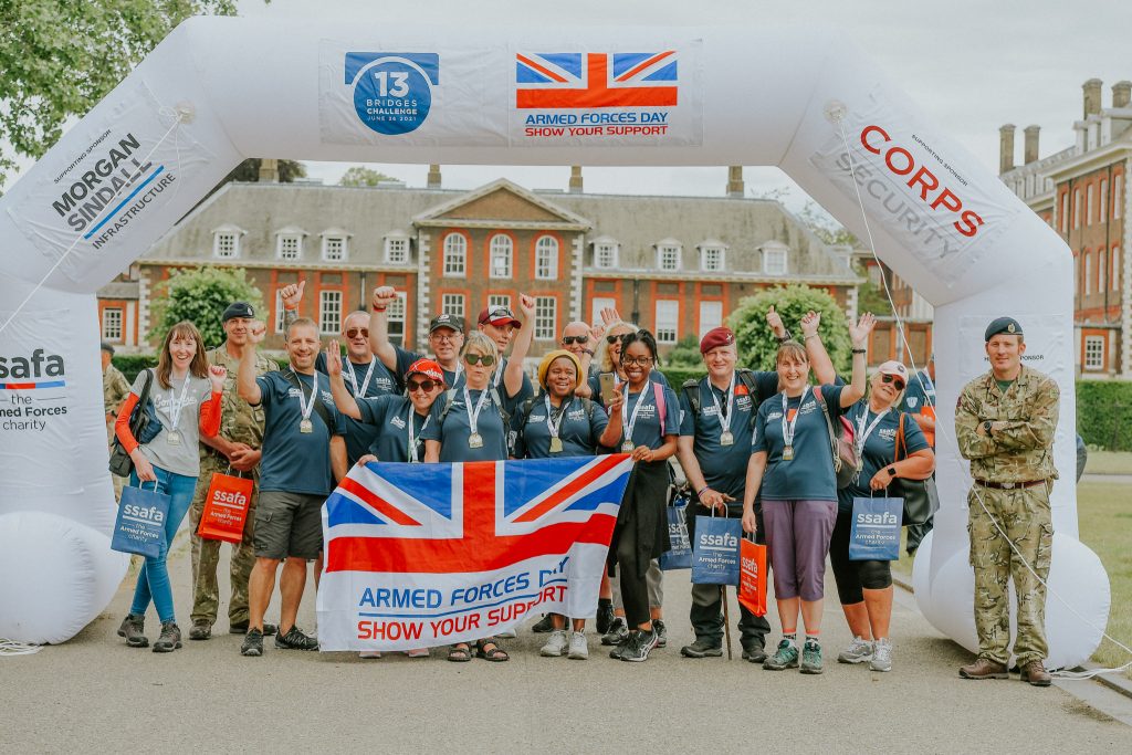Take on SSAFA's 13 Bridges Challenge this Armed Forces Day - Cobseo