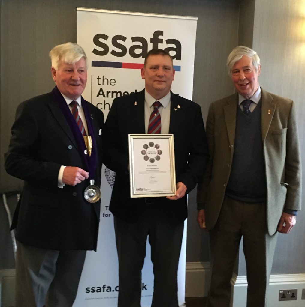 SSAFA Lanarkshire volunteer honoured with Sir James Gildea Award - Cobseo