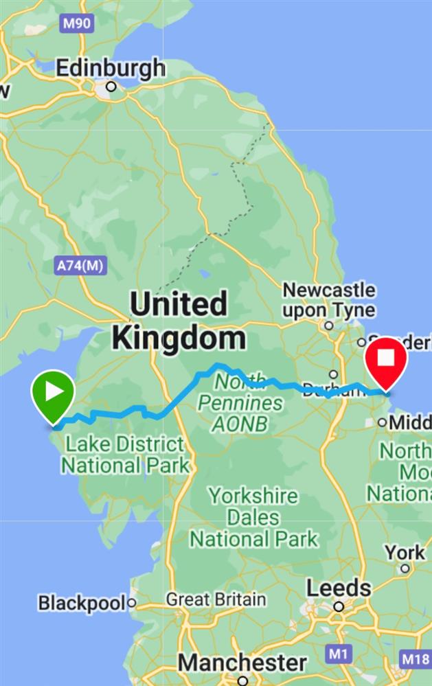 Coast to Coast (C2C) cycle ride to raise funds for the DMRC Benevolent ...