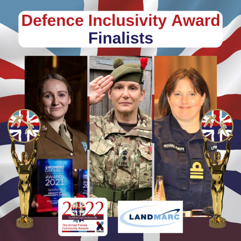 Soldiering On Awards 2022 - Finalists for the Defence Inclusivity Award - Cobseo