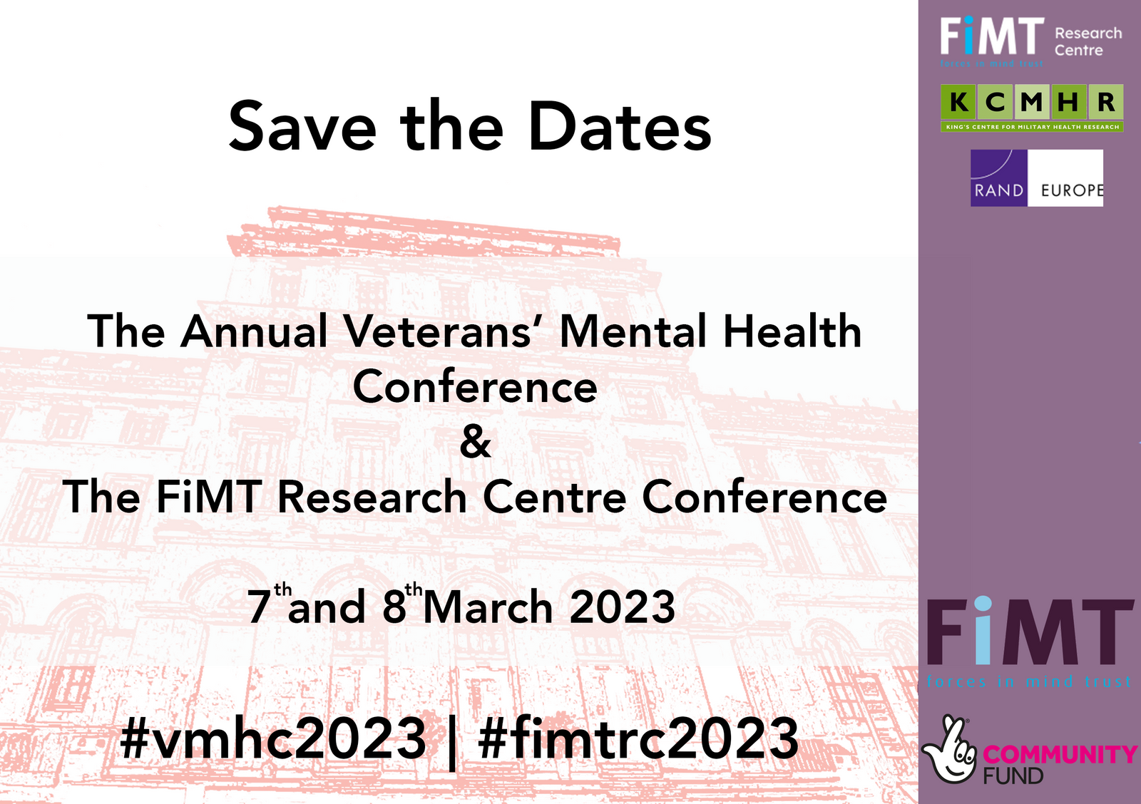 Save the Date: The Annual Veterans’ Mental Health Conference & The FiMT ...