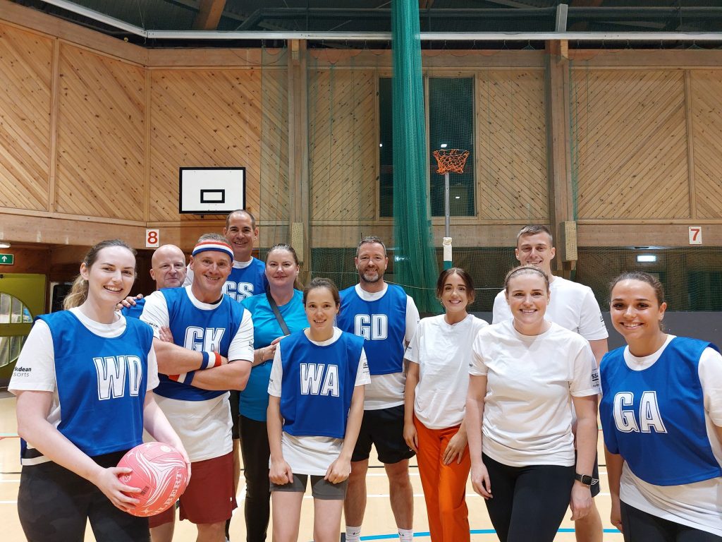 Parkdean players court military charity with fundraising netball ...