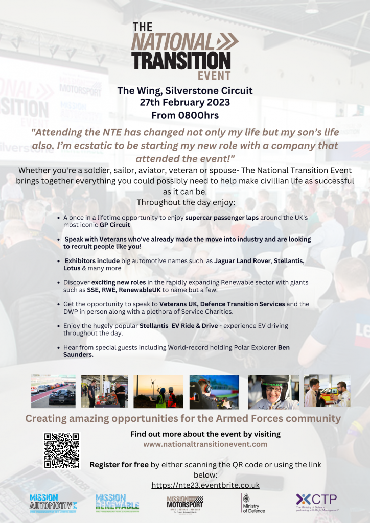 The National Transition Event – 27 February - Cobseo