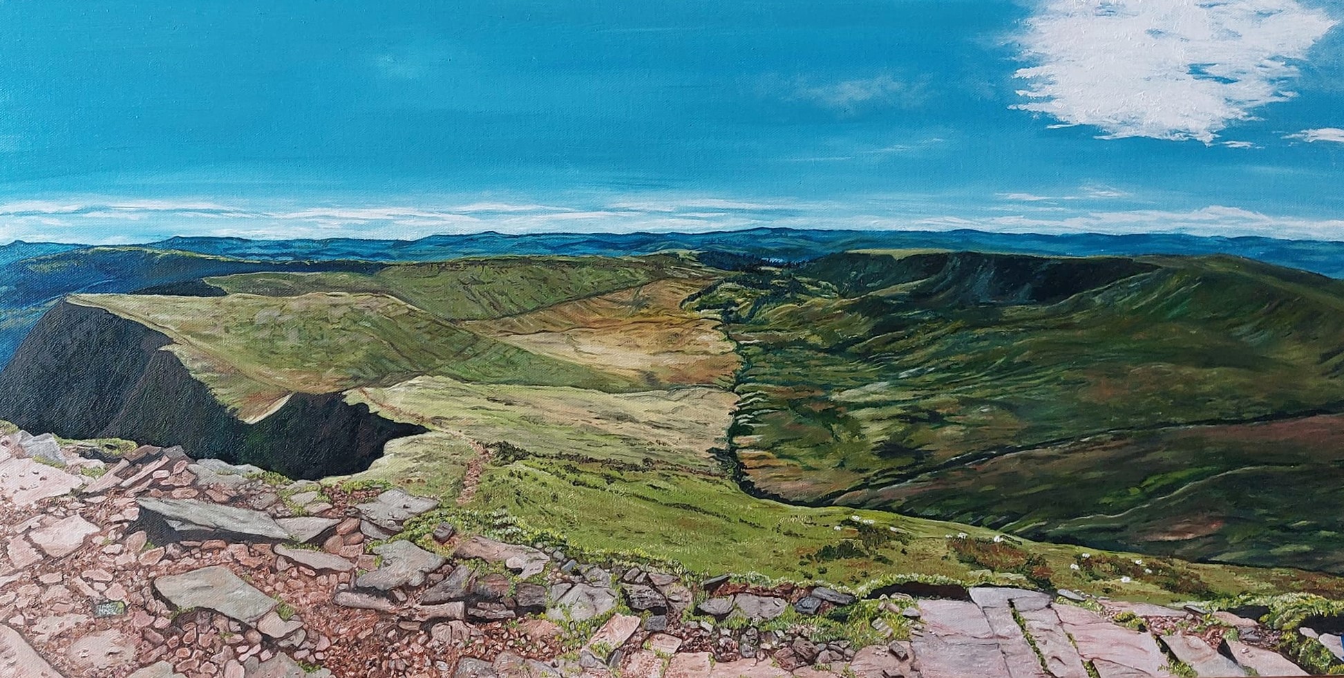 Paintings in memory of Mick help raise funds for SSAFA - Cobseo