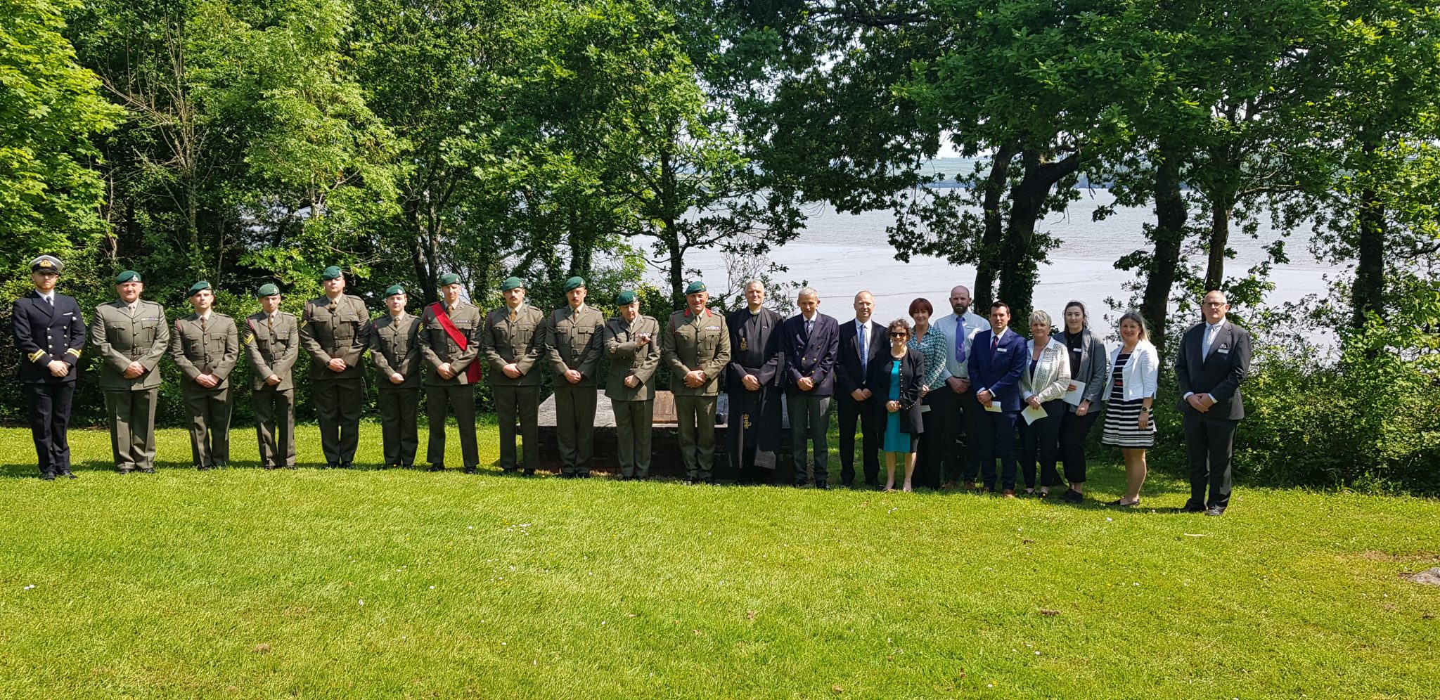 Royal Marines Memorial Service at China Fleet Country Club - Cobseo