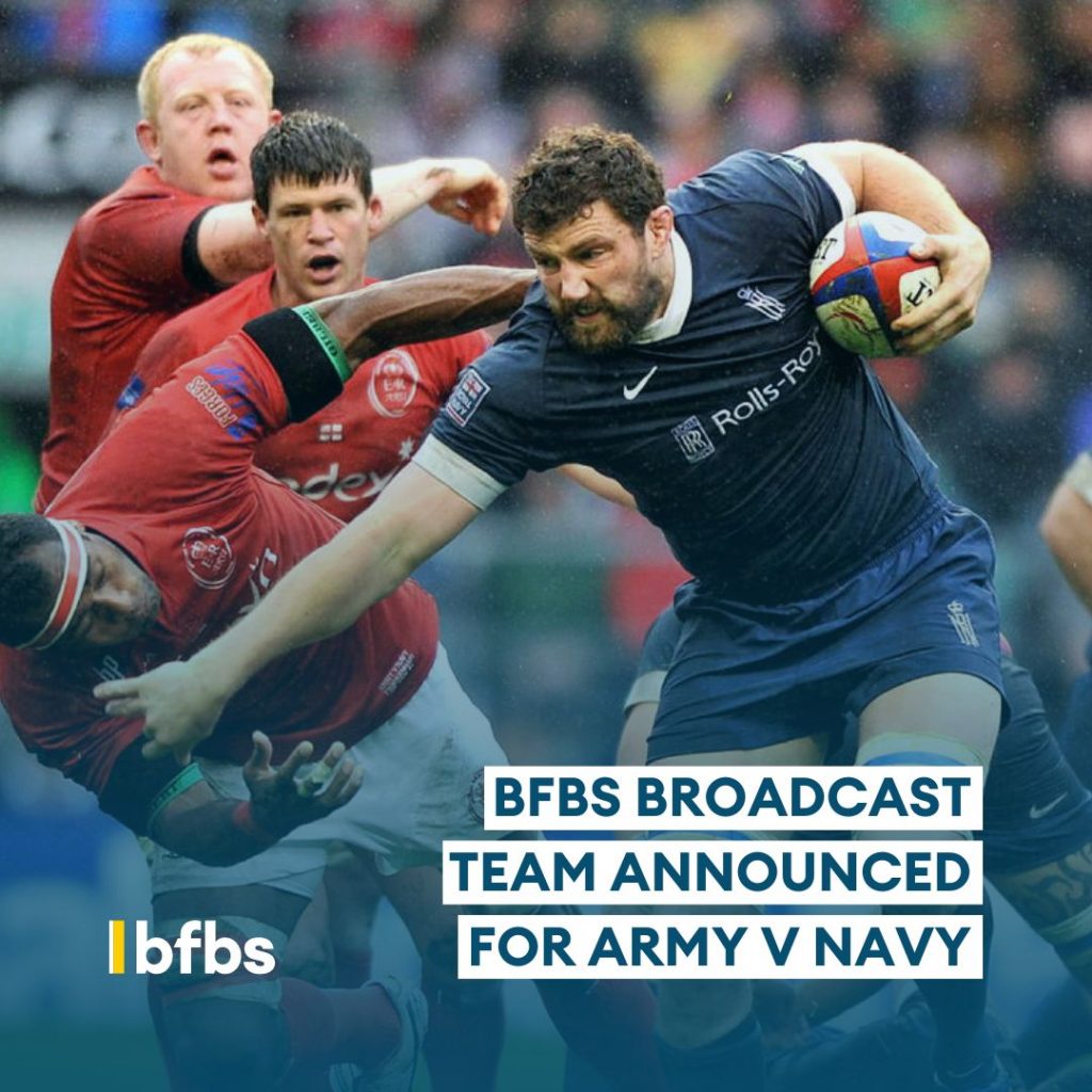 JJ Chalmers to anchor Army v Navy rugby coverage for BFBS - Cobseo
