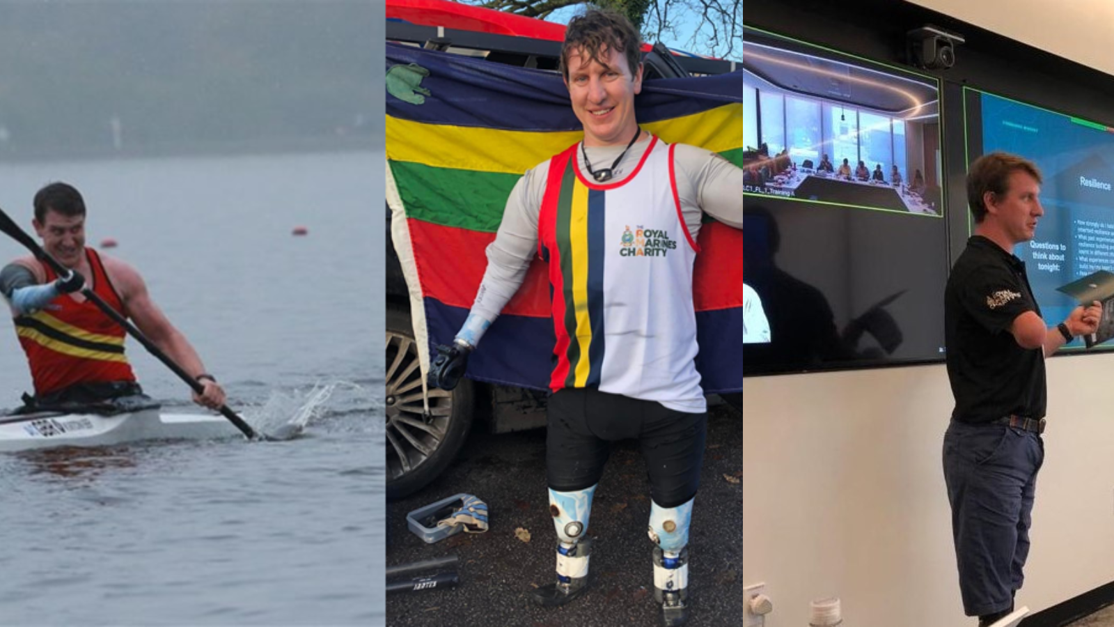 Para-athlete and legendary Royal Marines Afghan Vet, Jon White, takes on a new role - Cobseo