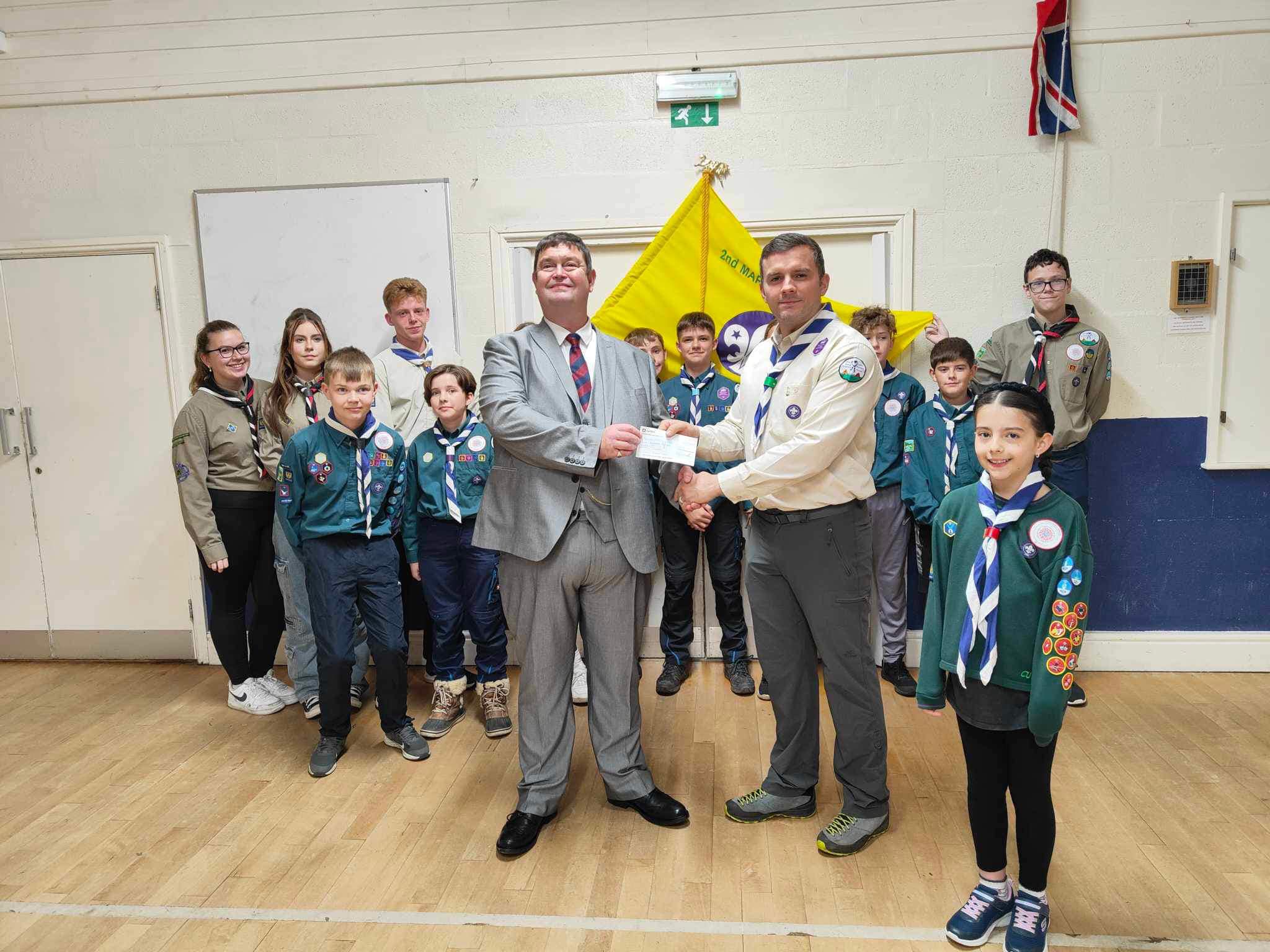 Shropshire Cubs learn about life with sight loss and donate £100 to ...