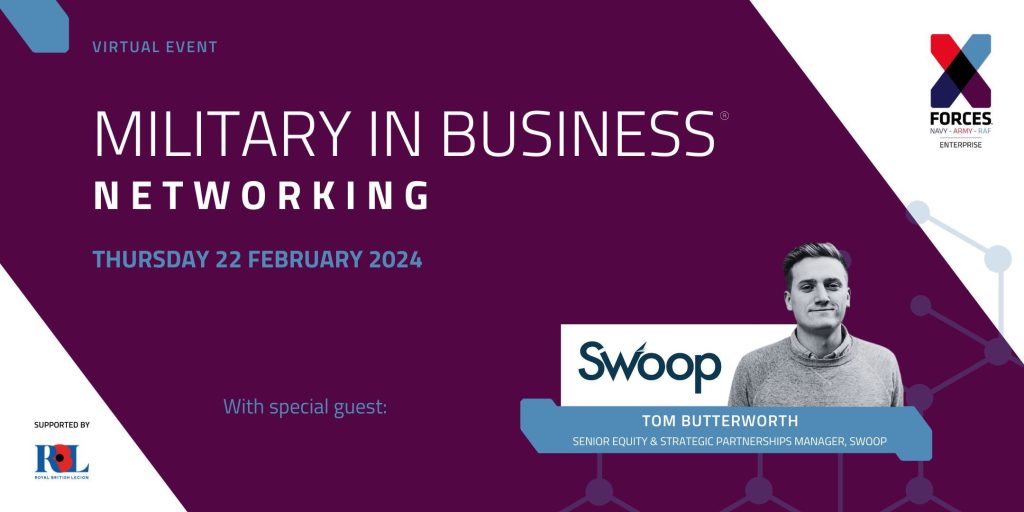 Military in Business® Virtual Networking Event with Swoop - Cobseo