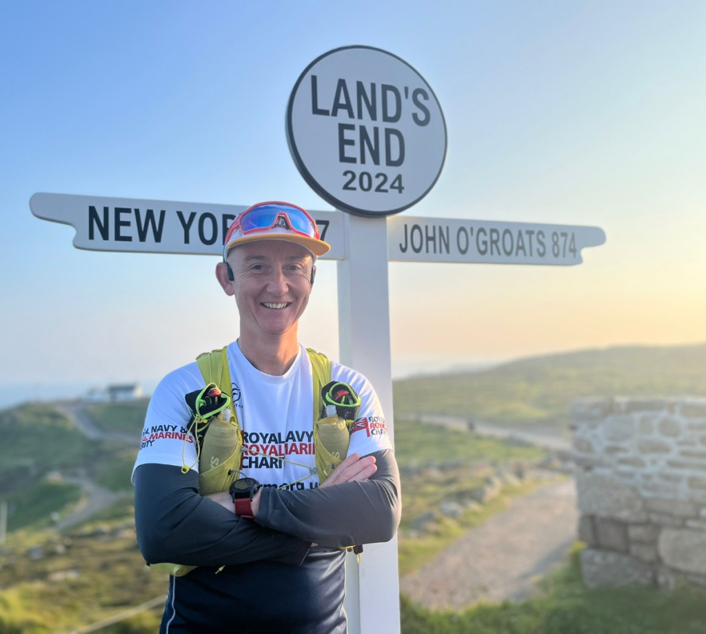 Royal Navy Officer overcomes adversity to complete Land’s End to John O ...