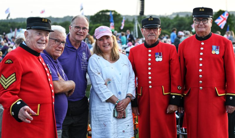 Veterans Attend the Battle Proms at Highclere Castle - Cobseo