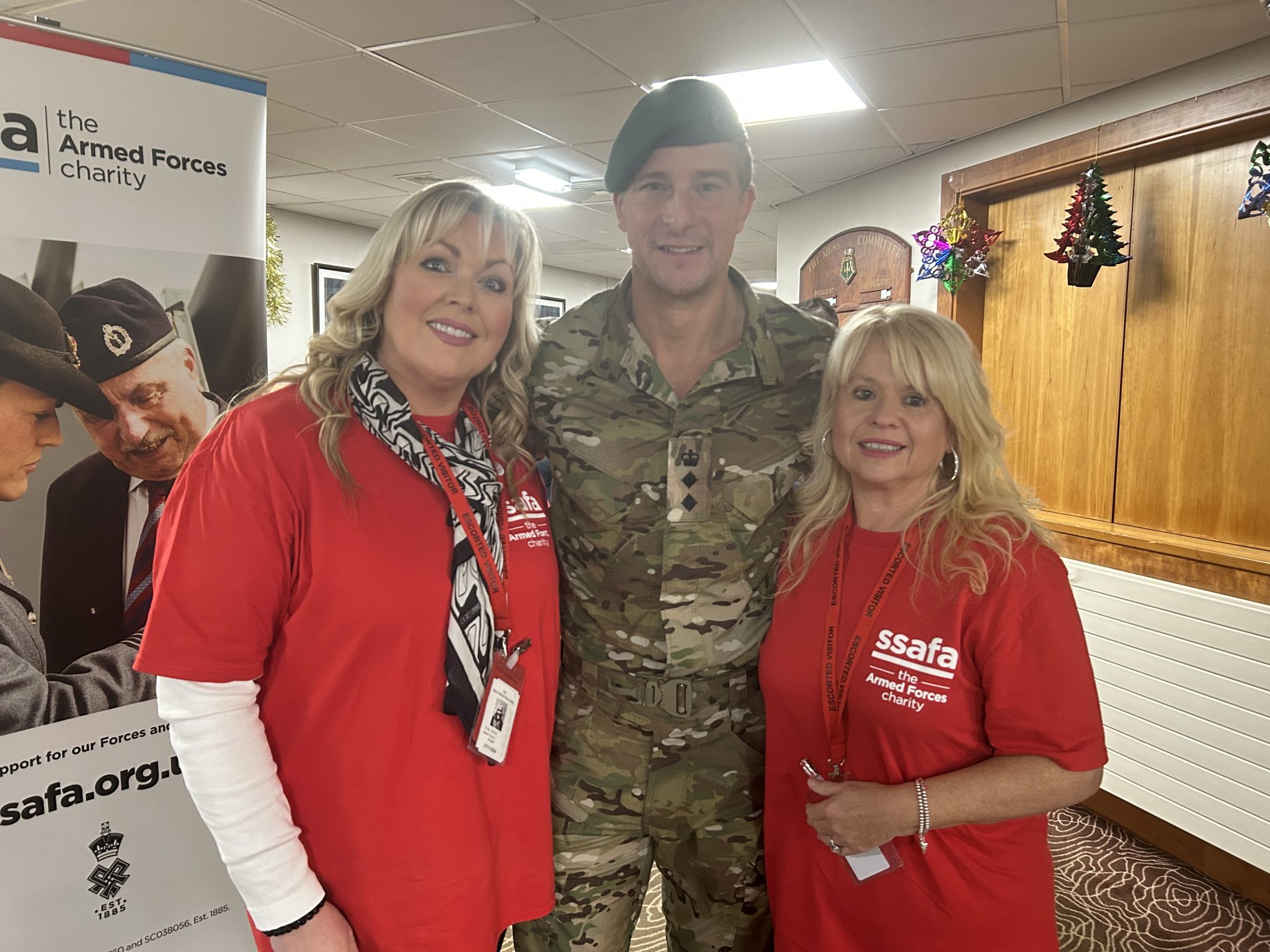 Bear Grylls visits serving personnel and SSAFA volunteers in Scotland ...