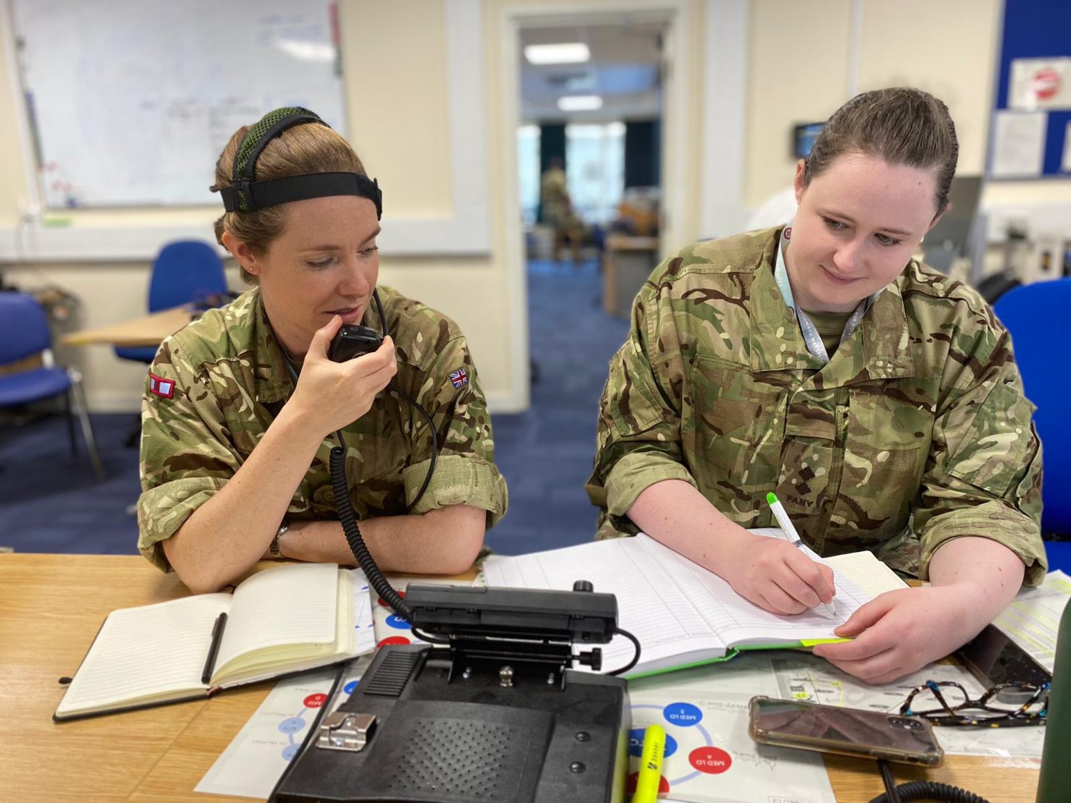 FANYs supporting VE80 Casualty Extraction Coordination and Ops Room ...