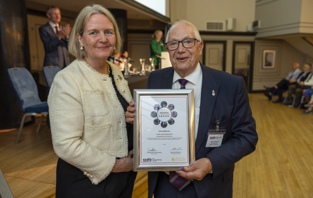 SSAFA Surrey volunteer Clive Matthews honoured with Sir James Gildea ...
