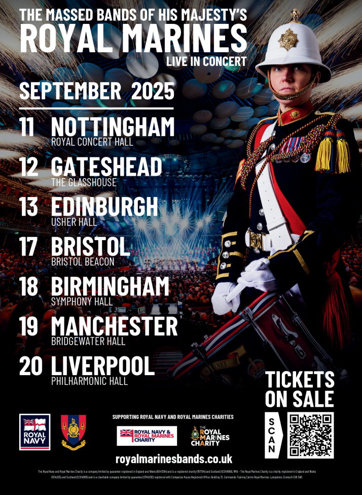 The Massed Bands of His Majesty’s Royal Marines Spectacular 2025 UK ...