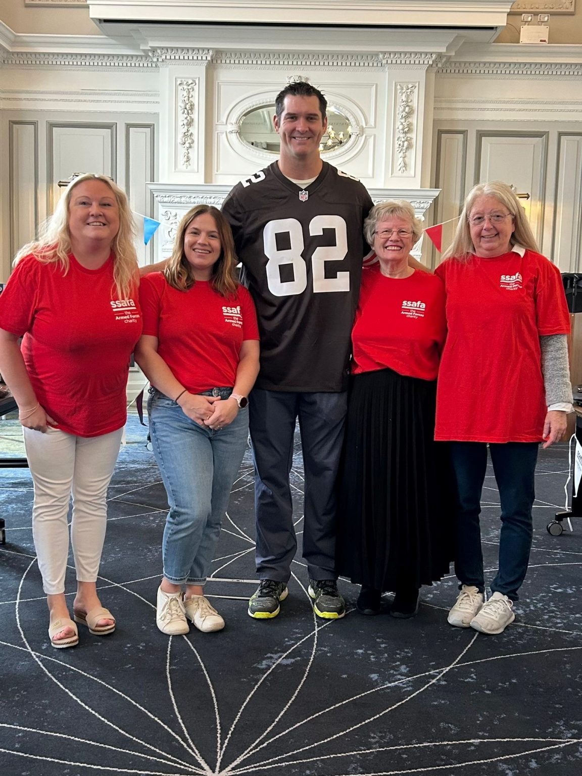 Gridiron stars pitch in to help SSAFA - Cobseo