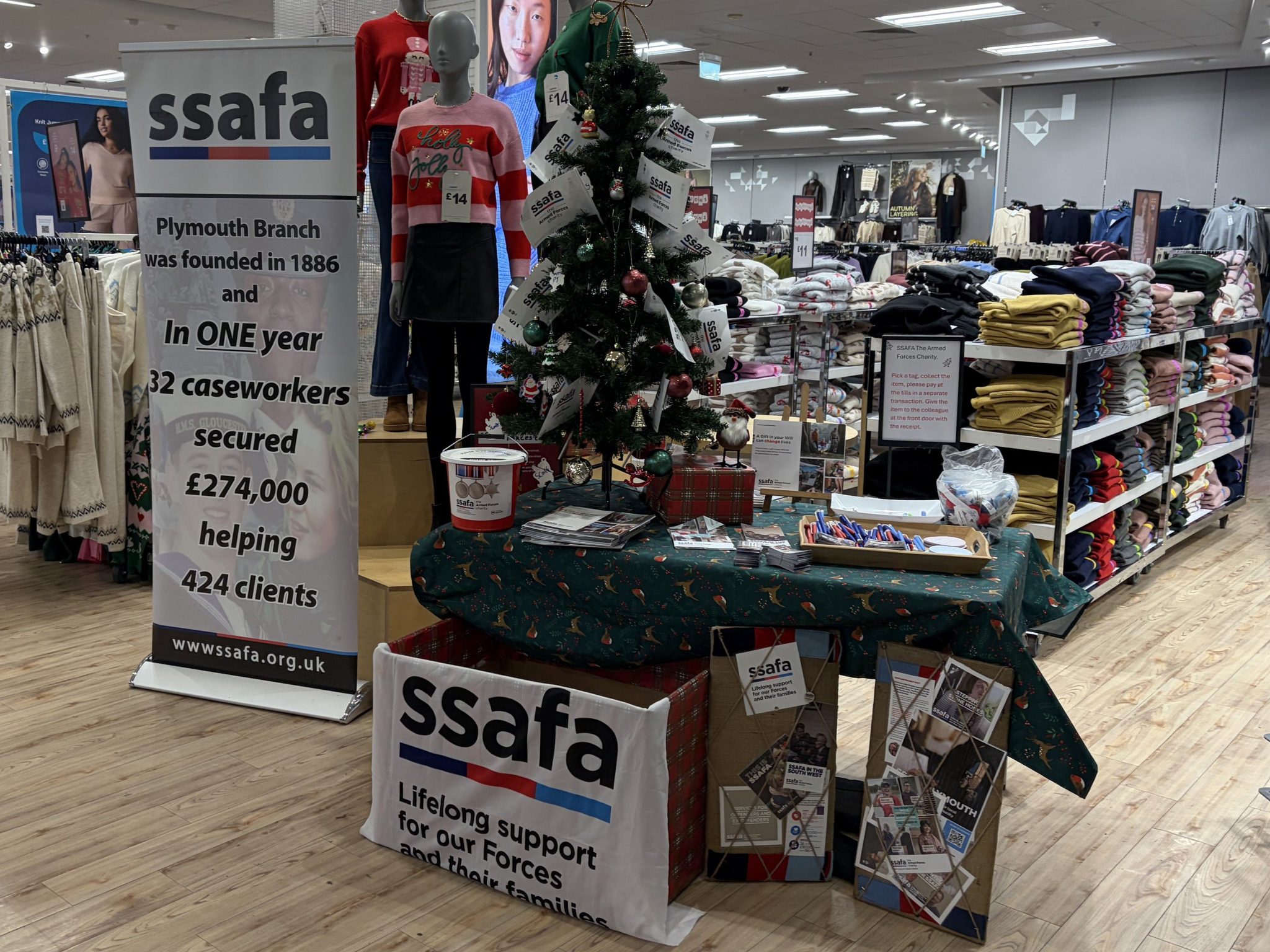 Primark Plymouth announces partnership with SSAFA, the Armed Forces ...
