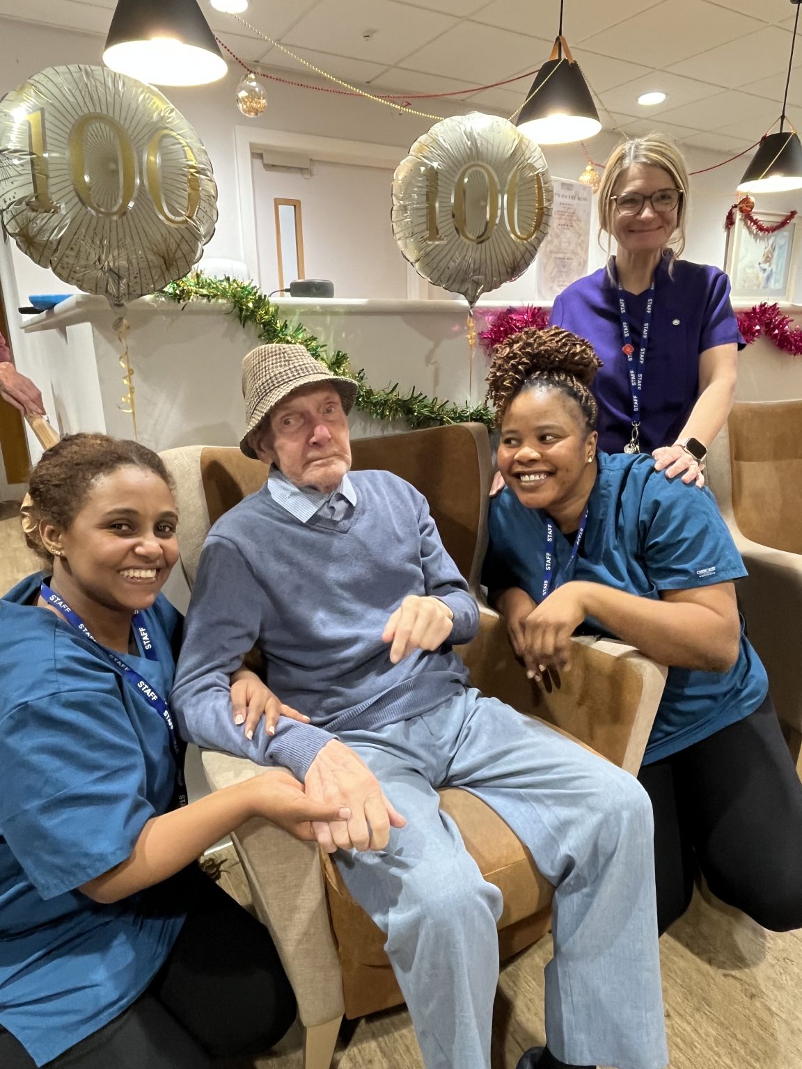 By George! WW2 Veteran joins the 100 Club at Broughton House - Cobseo