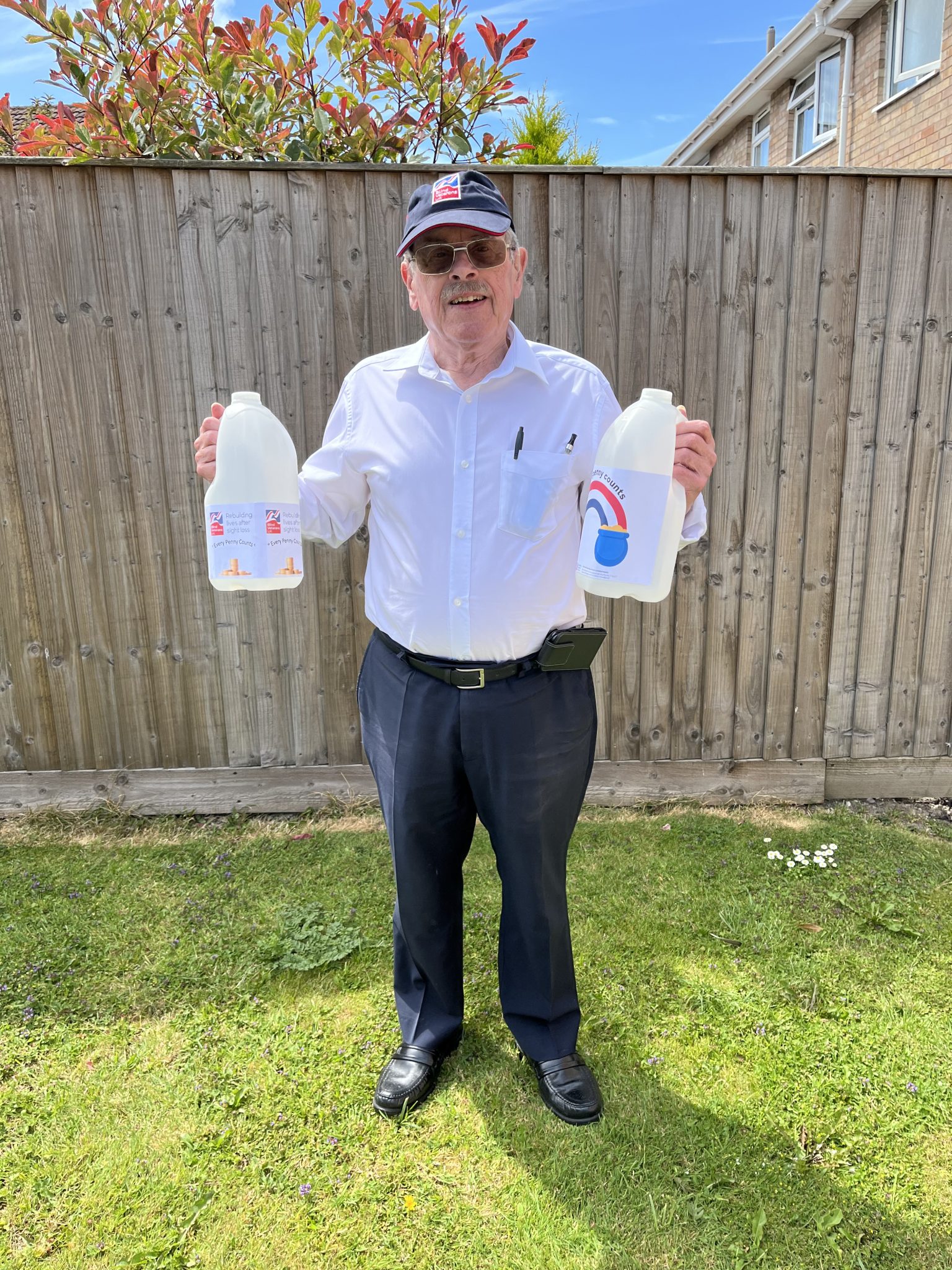Blind veteran’s ‘Every Penny Counts’ campaign raises over £1,000 for ...